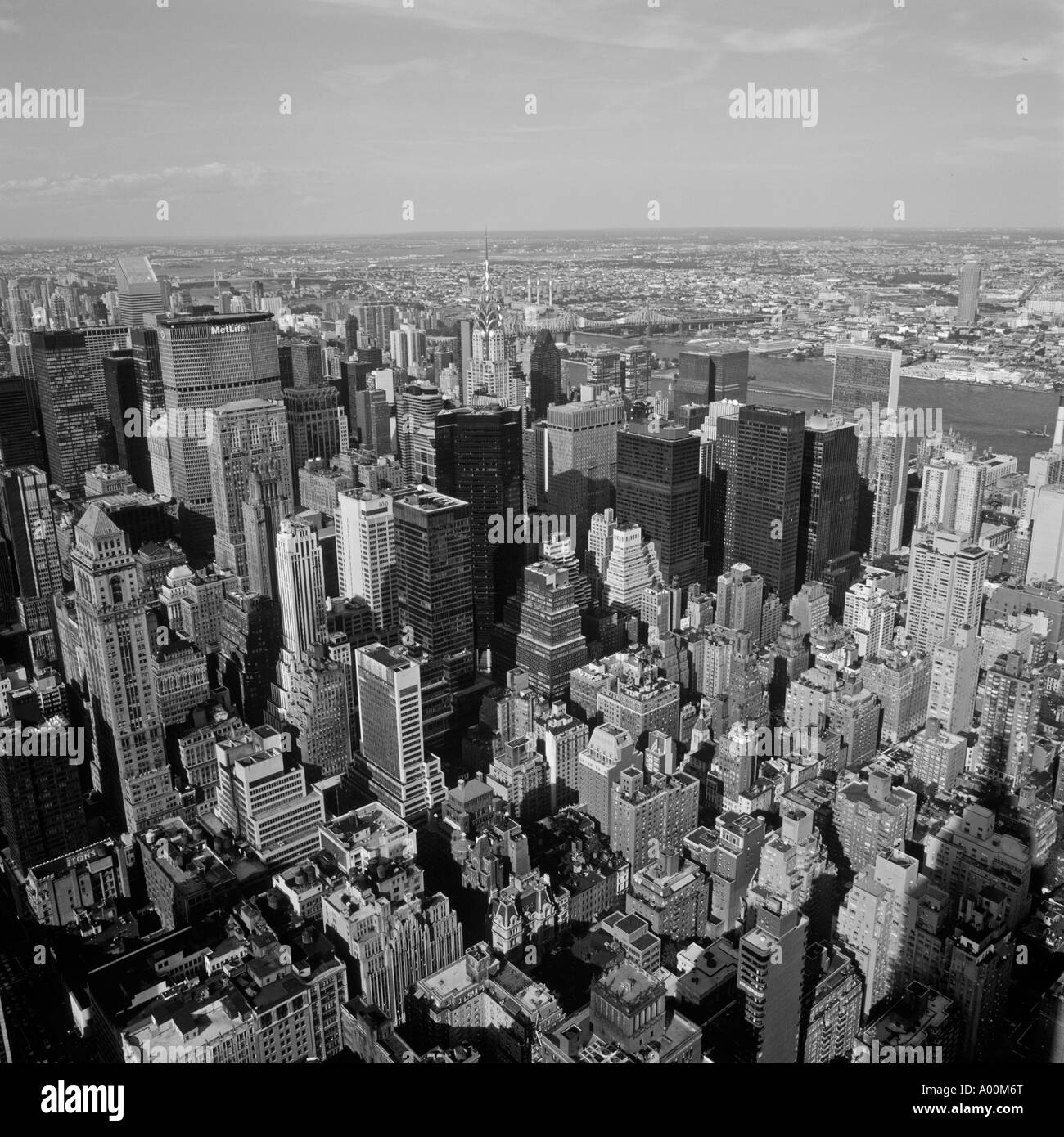 View over skyline from Black and White Stock Photos & Images - Alamy