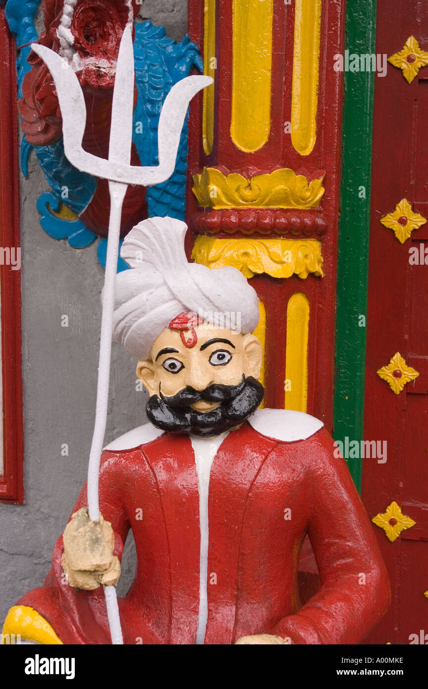 Guardian with trident at Dhirdham Temple, Pashupatinath Shiva ...