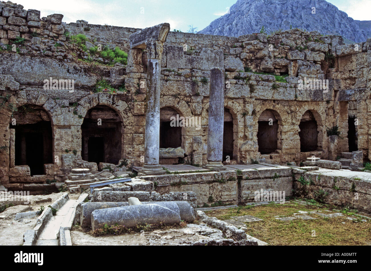 RUINS CORINTH GREECE Stock Photo - Alamy