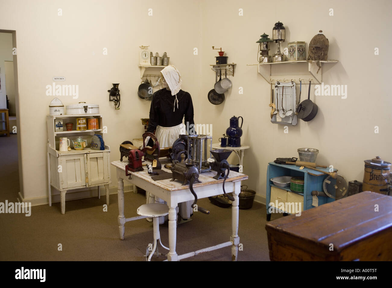 Period Room Setting Detail Alte Feste Museum Windhoek Namibia Stock ...
