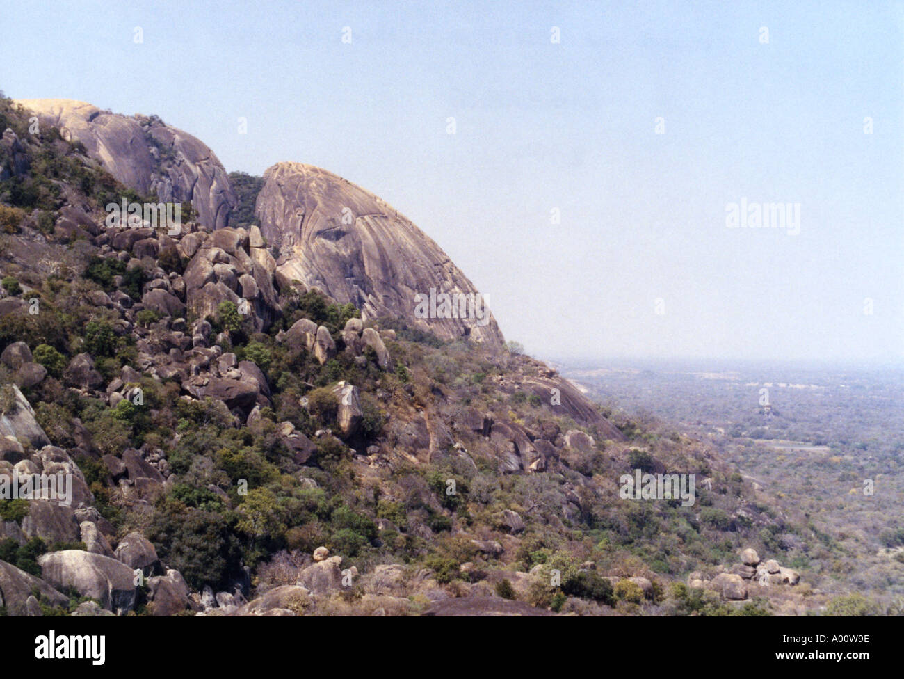 Rock outcrop Matopas National Park Zimbabwe Stock Photo - Alamy