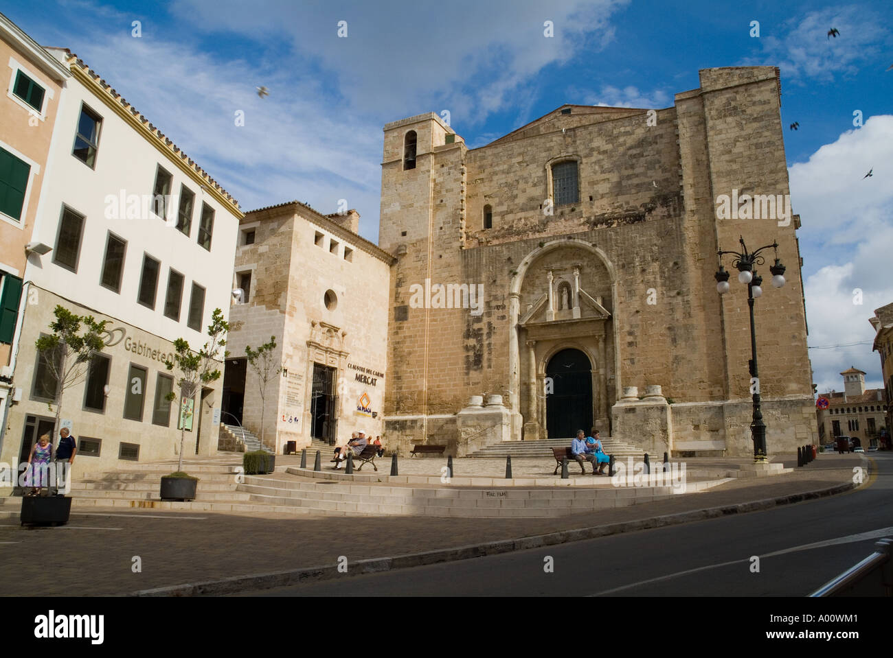 Mahon menorca plaza hi-res stock photography and images - Alamy