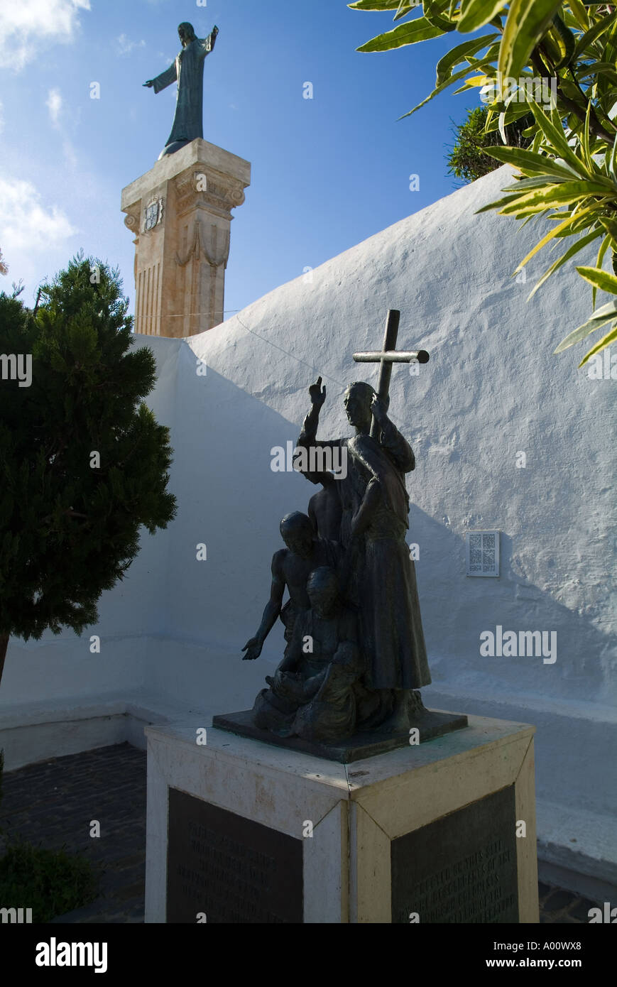 dh Augustinian monastery statue MONTE TORO MENORCA Jesus Christ statue ...
