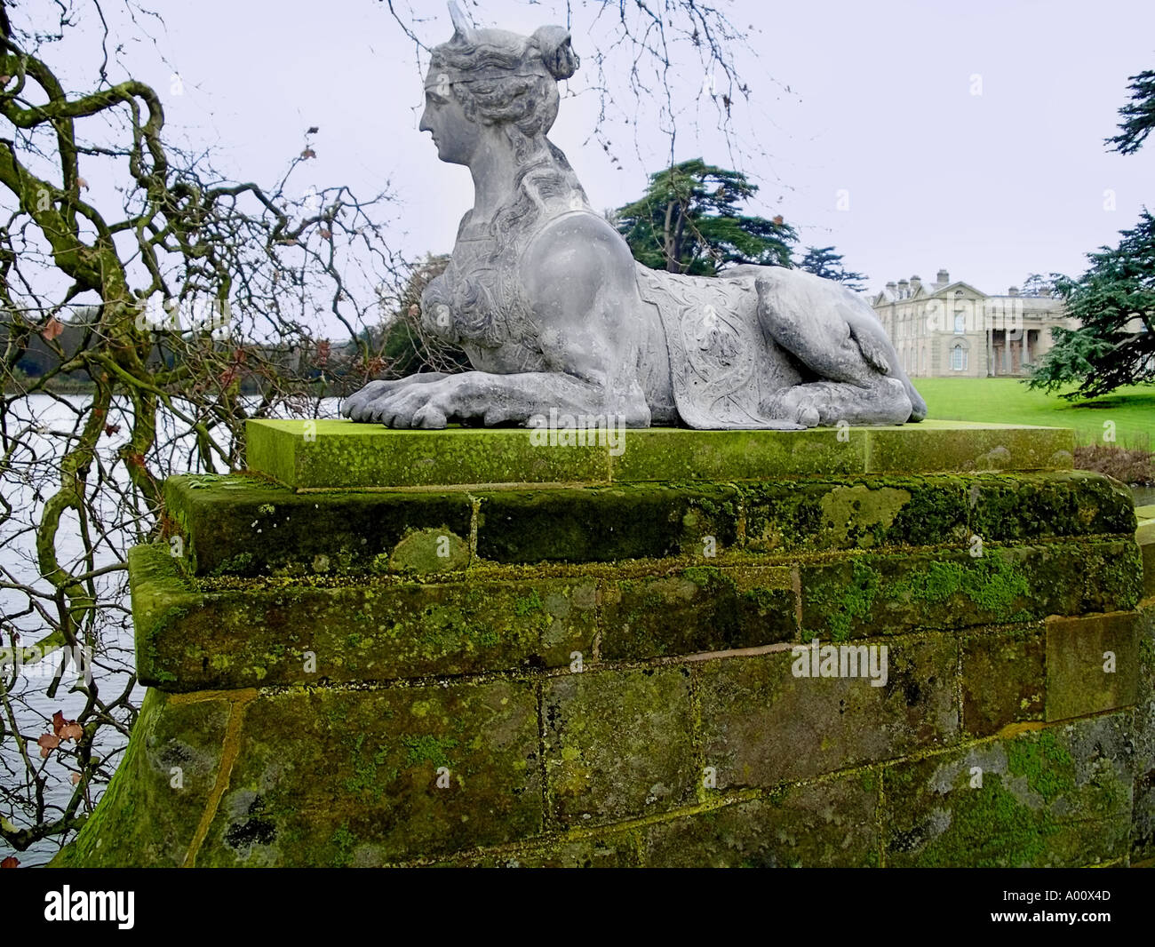england warwickshire compton verney robert adam bridge Stock Photo - Alamy