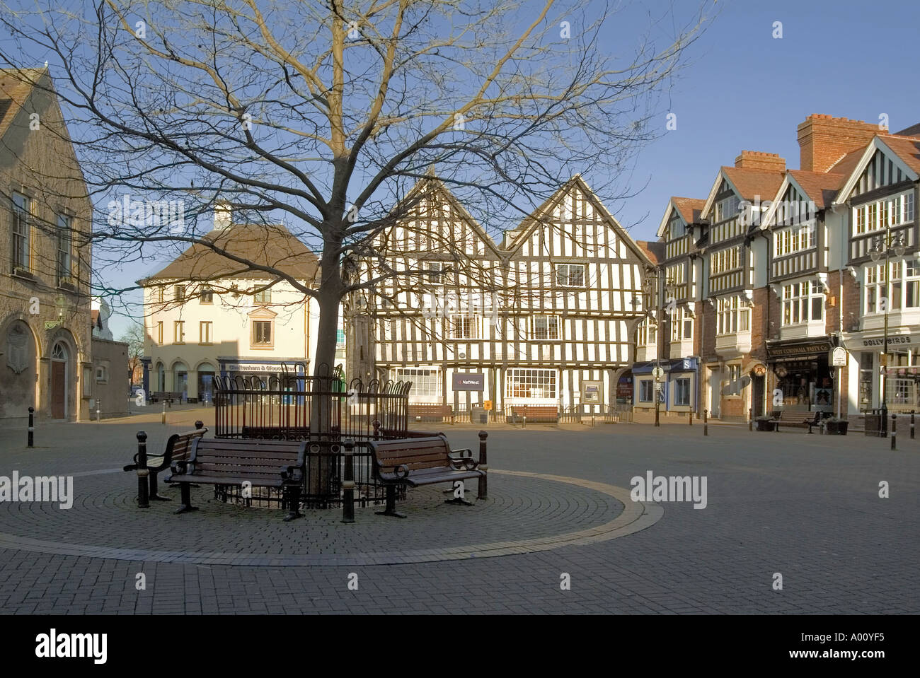 england worcestershire the historic market town of evesham half ...
