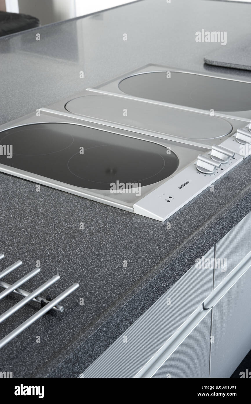 hob in kitchen of modern home Stock Photo - Alamy