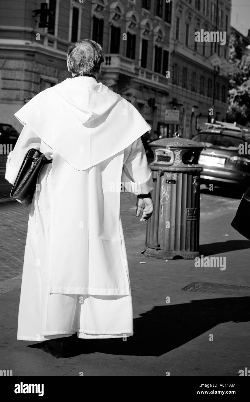 Priest man Black and White Stock Photos & Images - Alamy