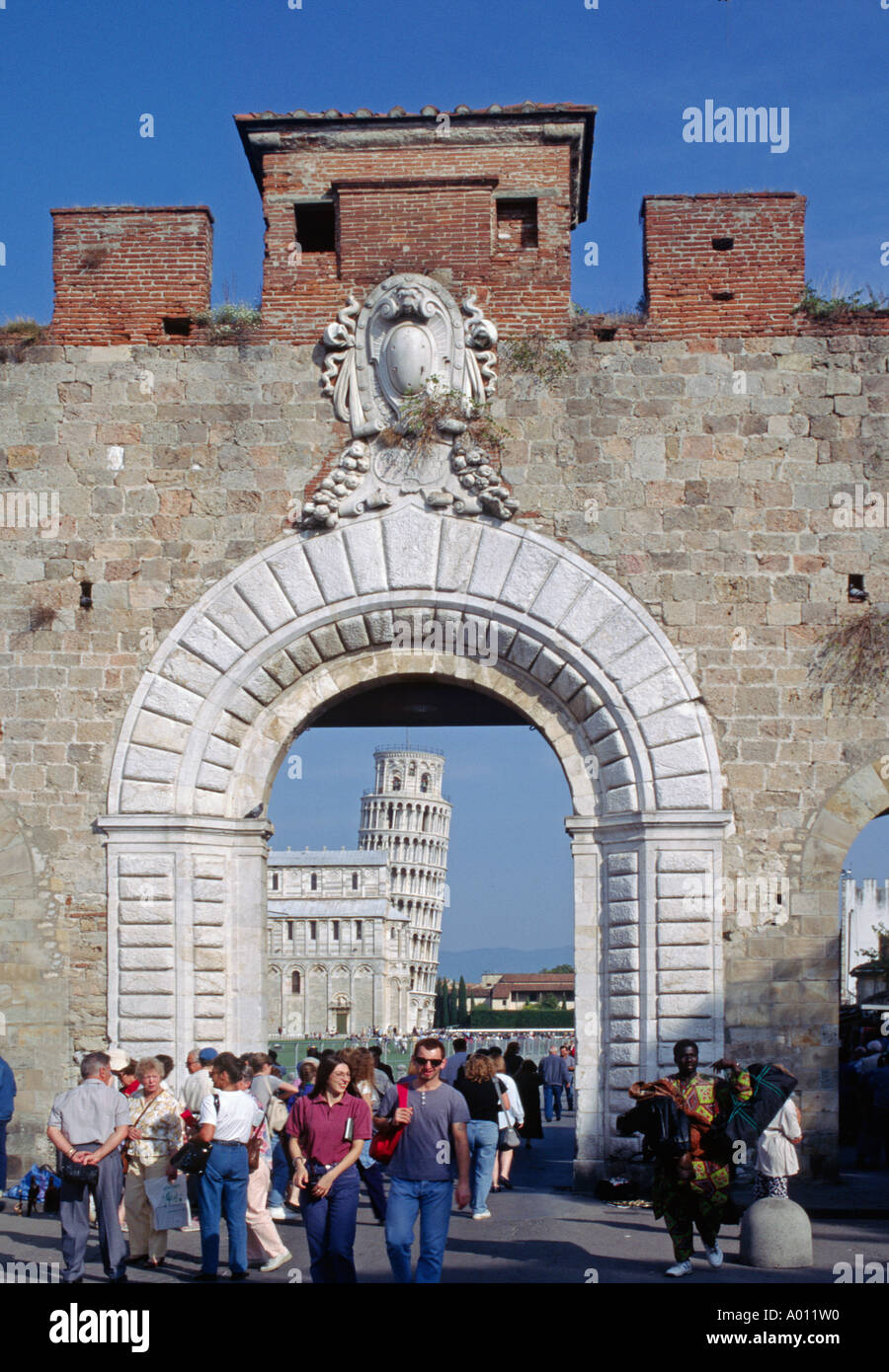 Italy tuscany pisa gate wall hi-res stock photography and images - Alamy