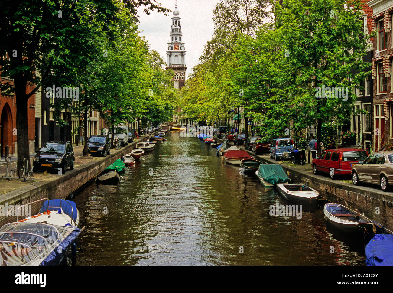 THE NETHERLANDS CANAL SCENE AMSTERDAM Stock Photo - Alamy