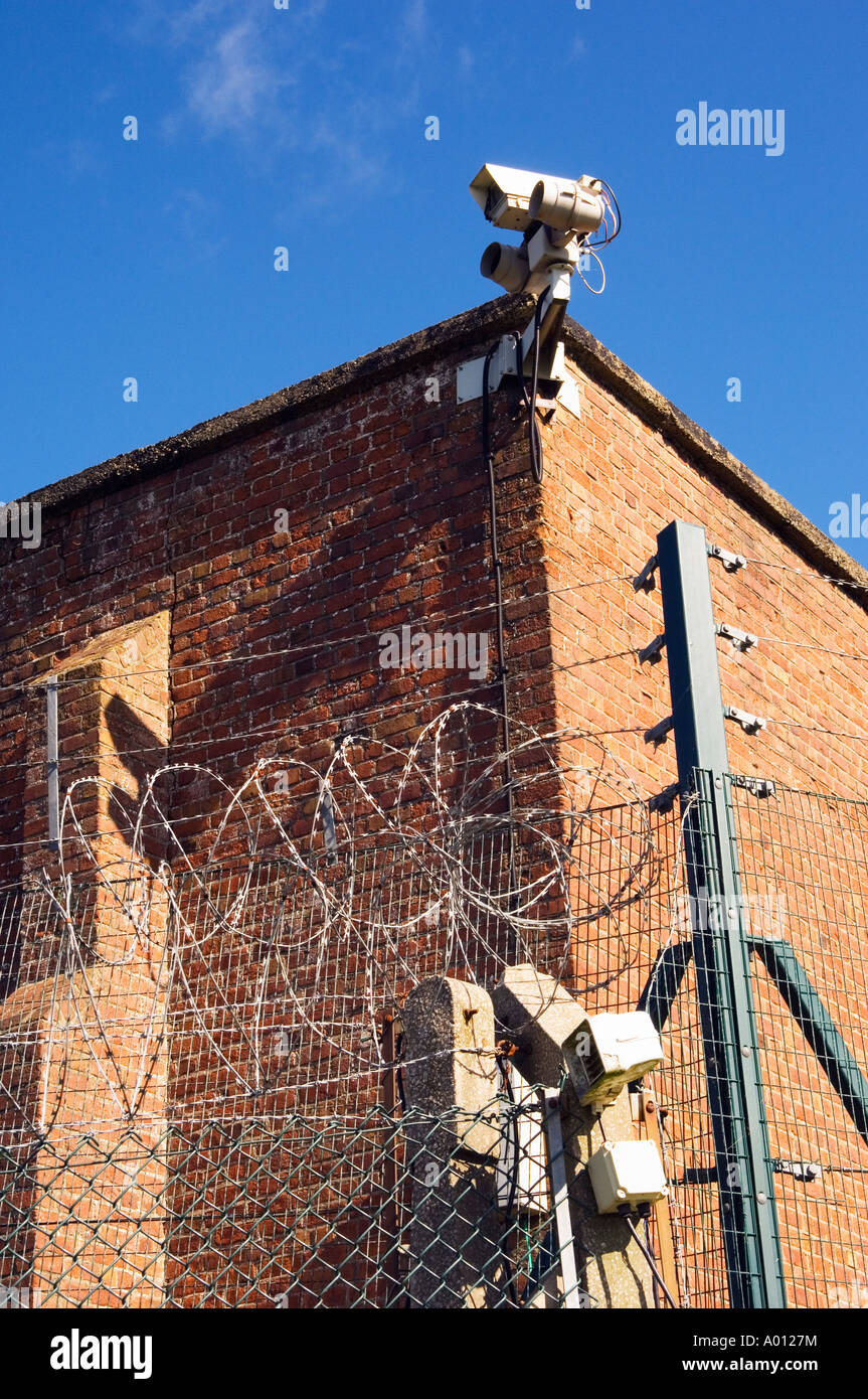 Security measures around industrial premises Stock Photo - Alamy