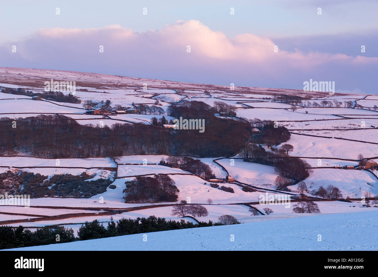 Lancashire winter landscape hi-res stock photography and images - Alamy