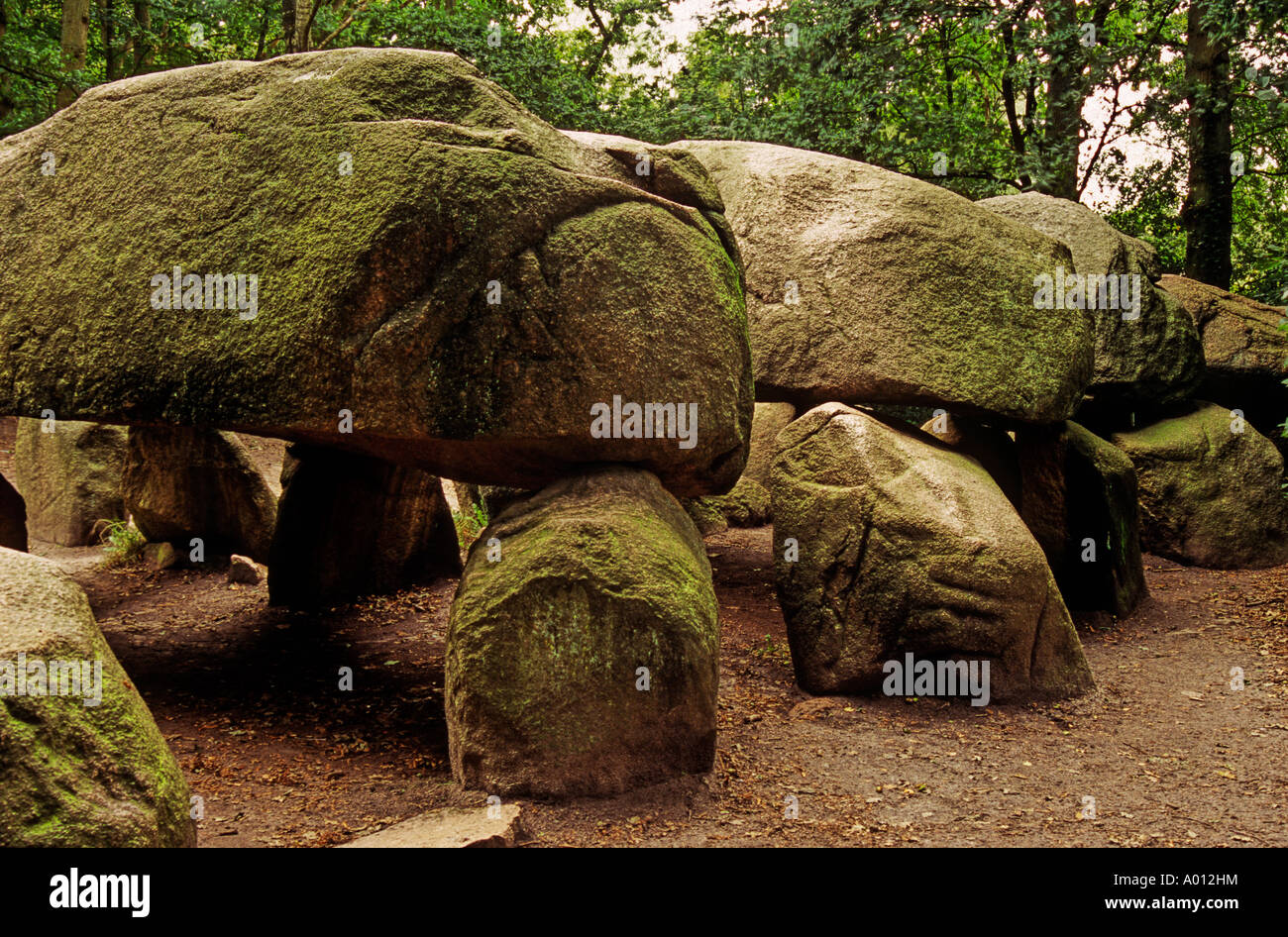 HUNEBED DRENTHE THE NETHERLANDS Stock Photo - Alamy