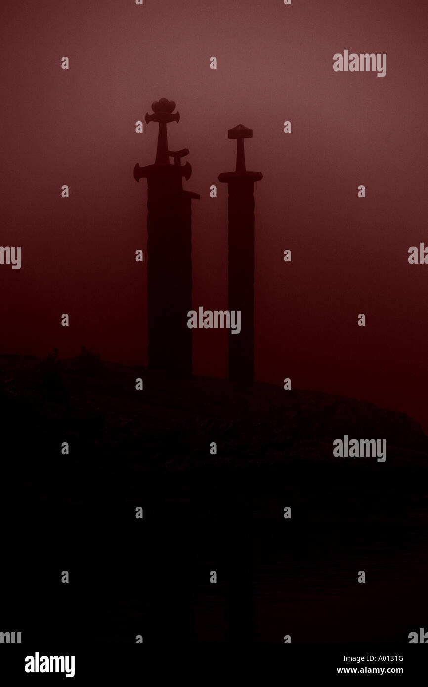 Sverd i fjell by Fritz Røed Stock Photo - Alamy