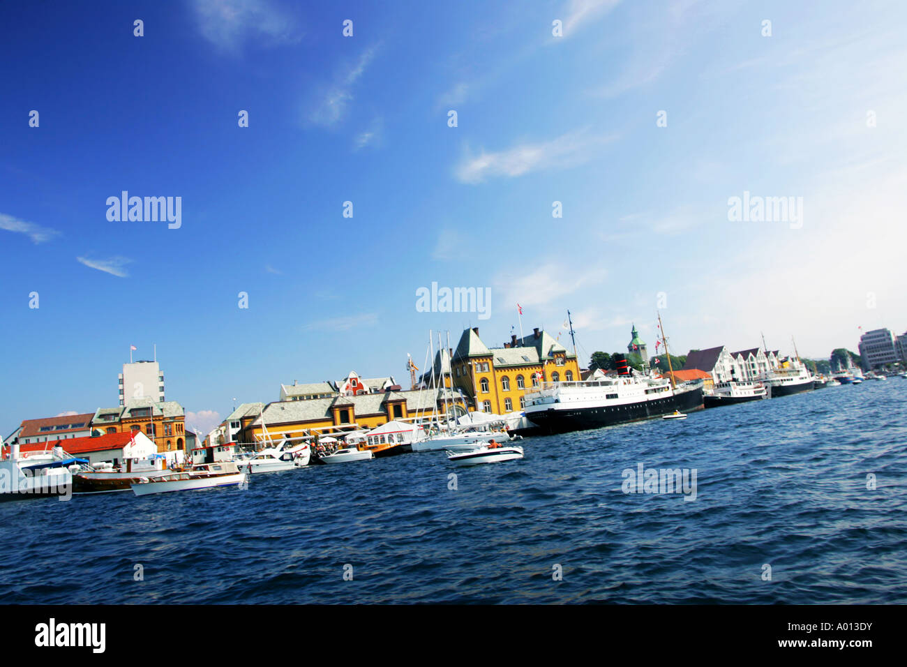 Stavanger port during steam boat gathering Stock Photo - Alamy