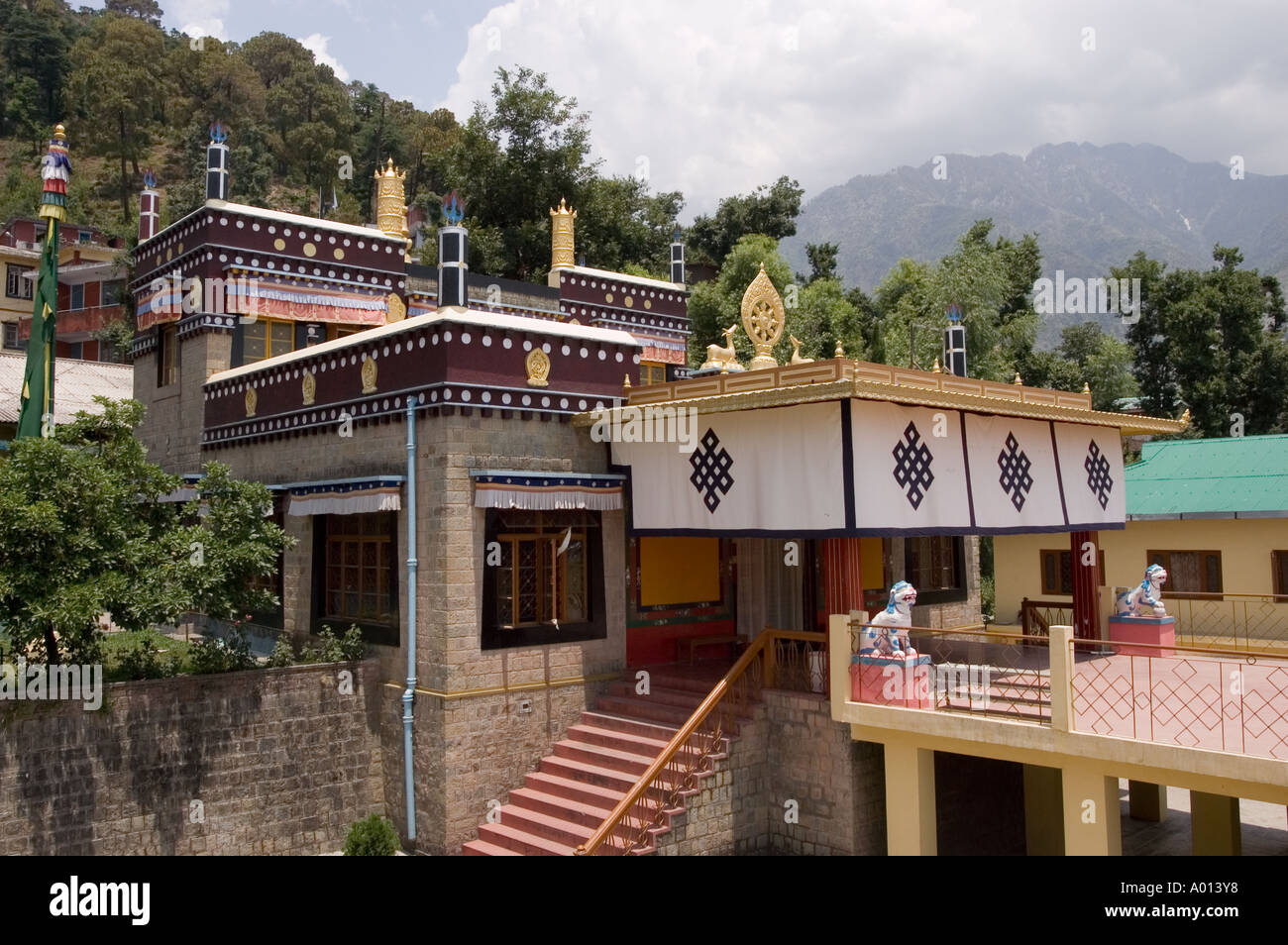 Nechung monastery of First Tibetan Oracle Mc Leod Gunj Dharamsala ...