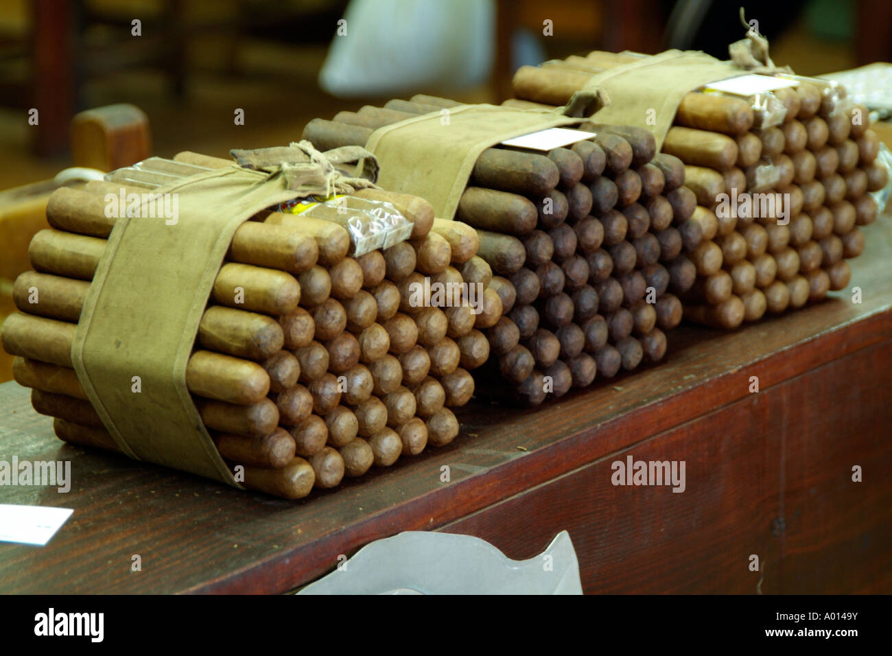 Large cigars ready for sale. Little Havana Miami Florida USA Stock ...