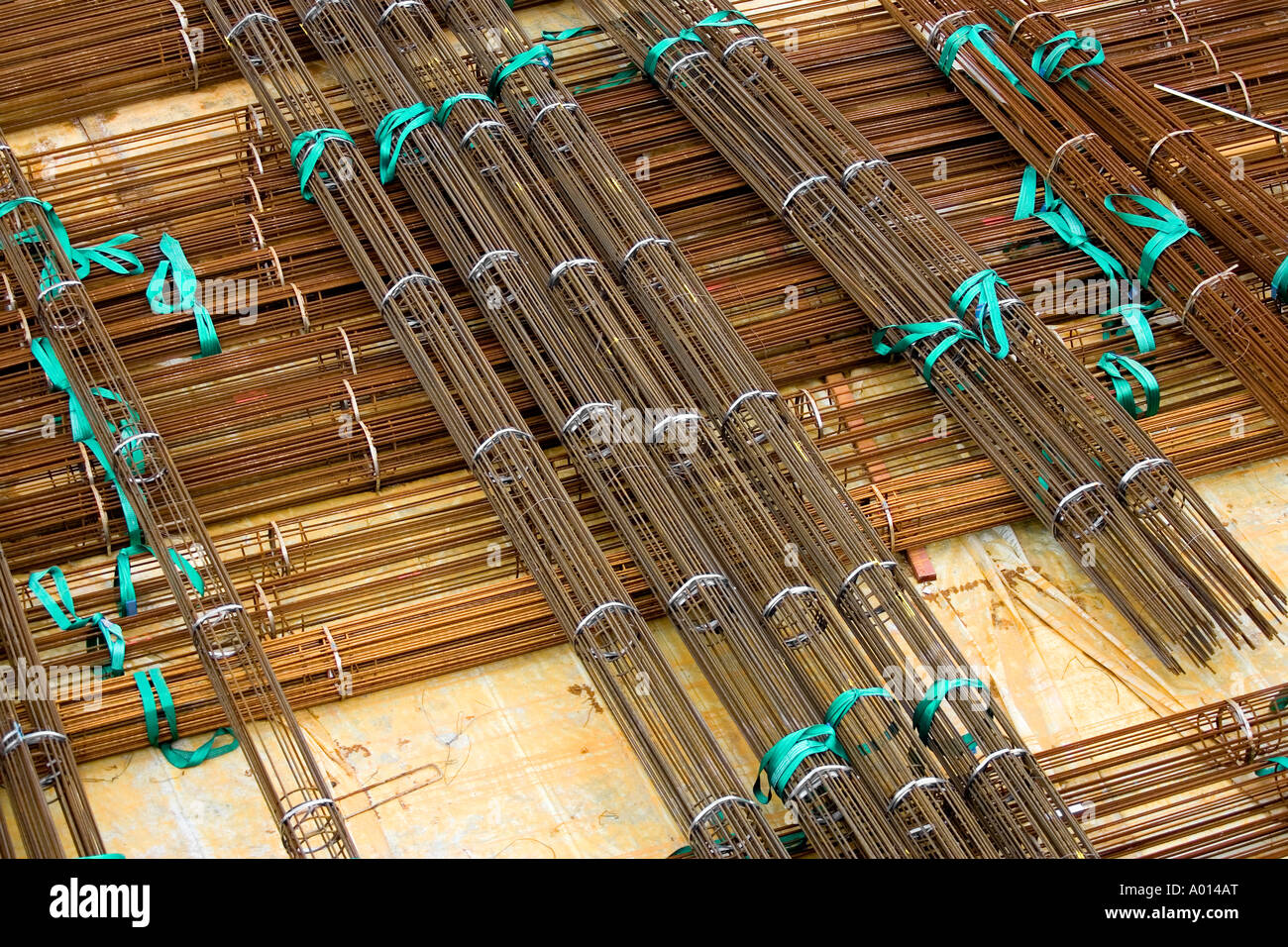 Rebars, steel reinforcing rods Stock Photo - Alamy