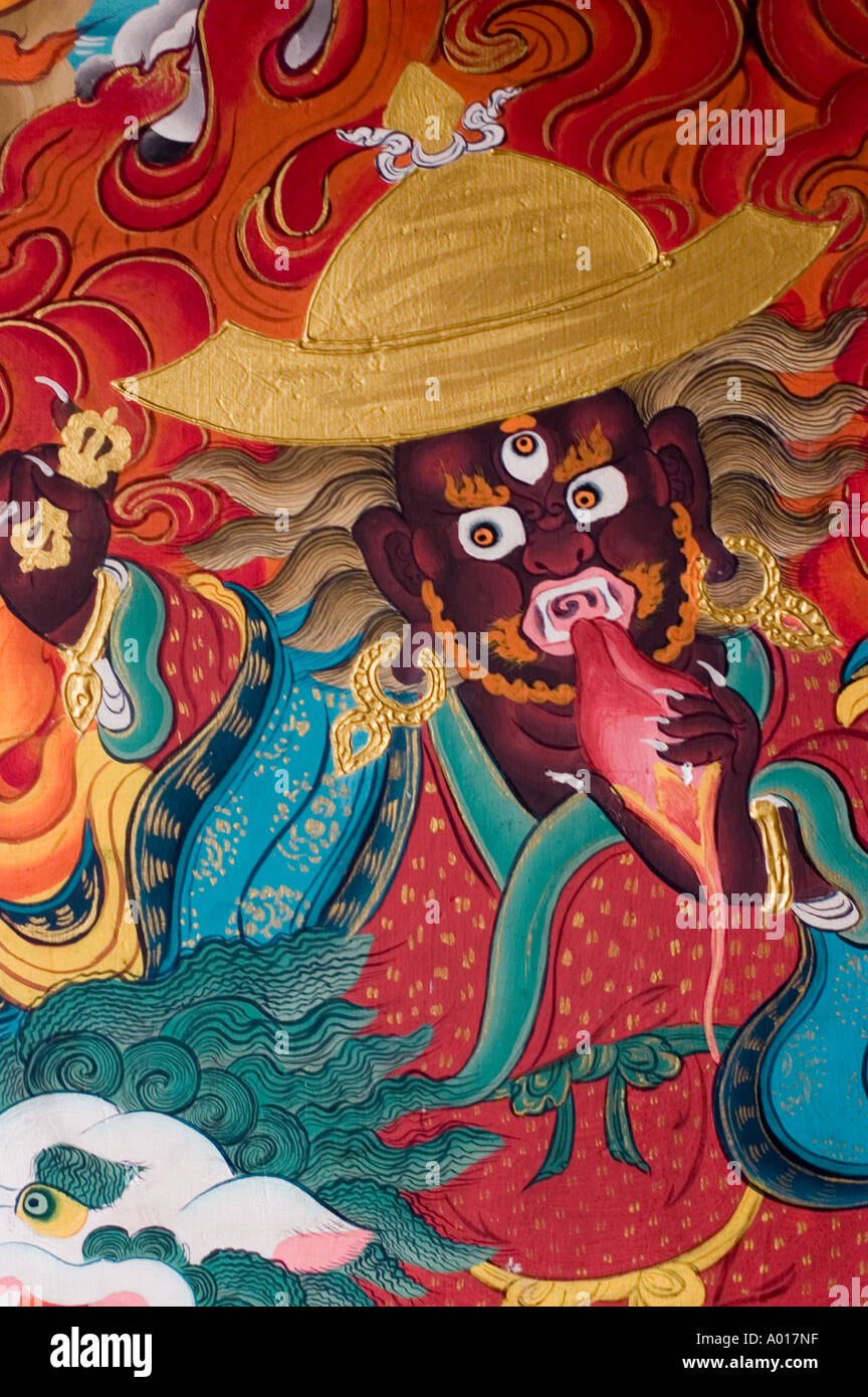 Buddhist monastery art in sikkim hi-res stock photography and images ...