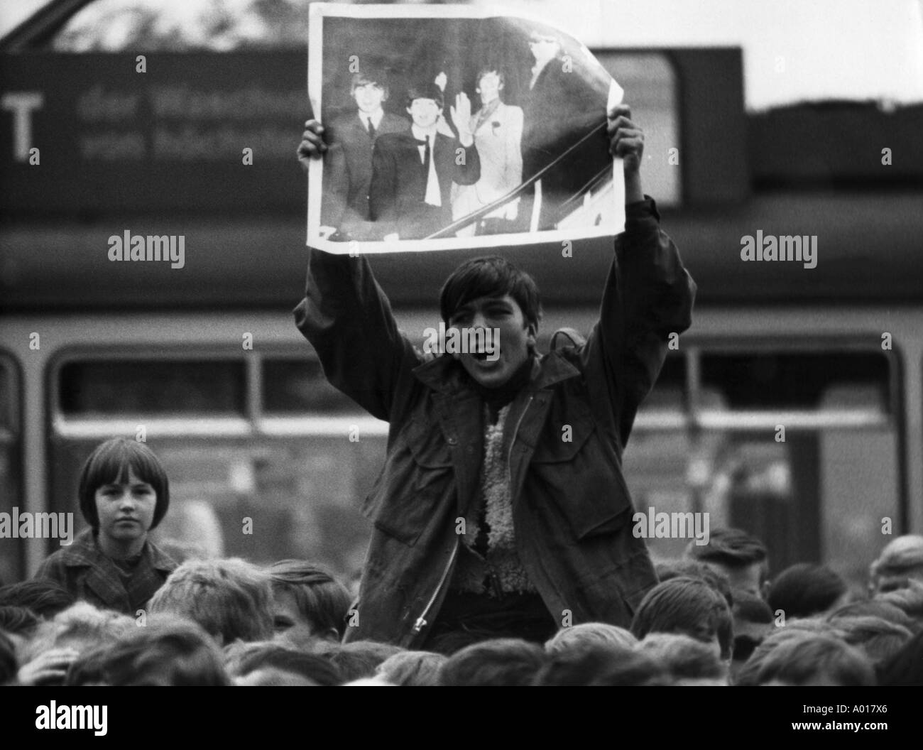The Beatles, concert in Essen, Ruhr area, Gruga Hall, 1966, 1960s, the ...