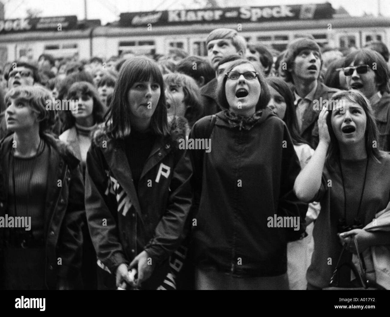The Beatles, concert in Essen, Ruhr area, Gruga Hall, 1966, 1960s, the ...