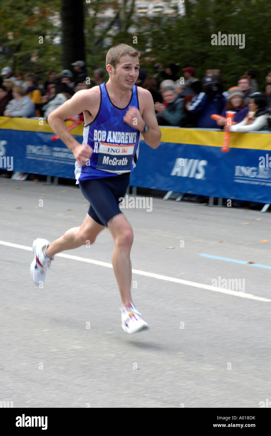 NYC Dan McGrath from IN USA win 32 place in New York City Marathon 2006 ...