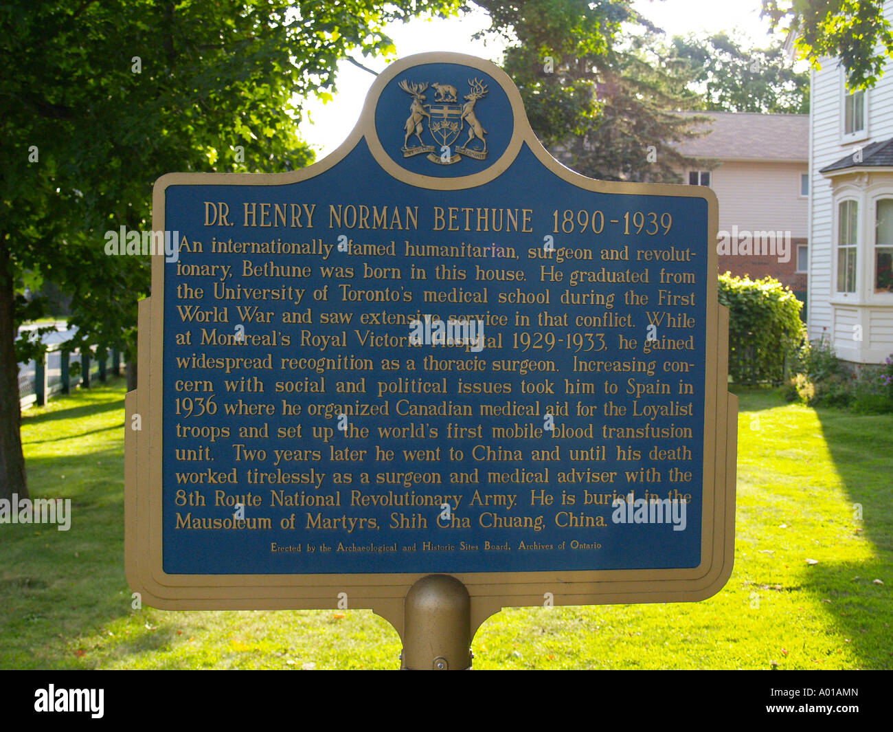 Bethune Memorial House National Historic Site of Canada Gravenhurst ...