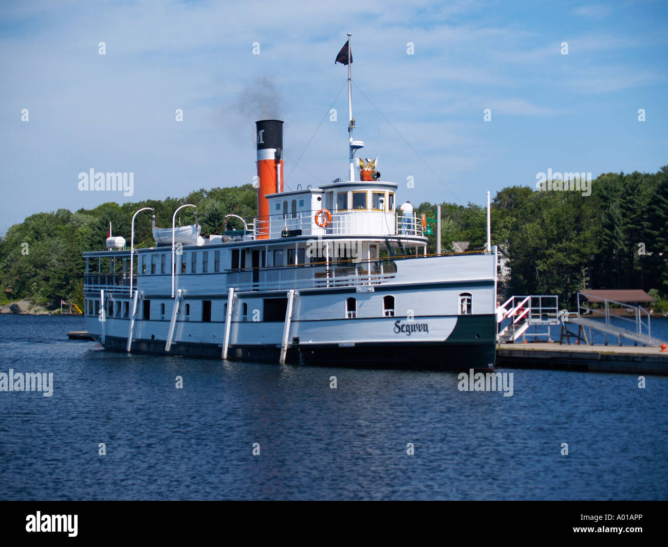 R M S Segwun operates on the Muskoka lakes and is the oldest operating ...
