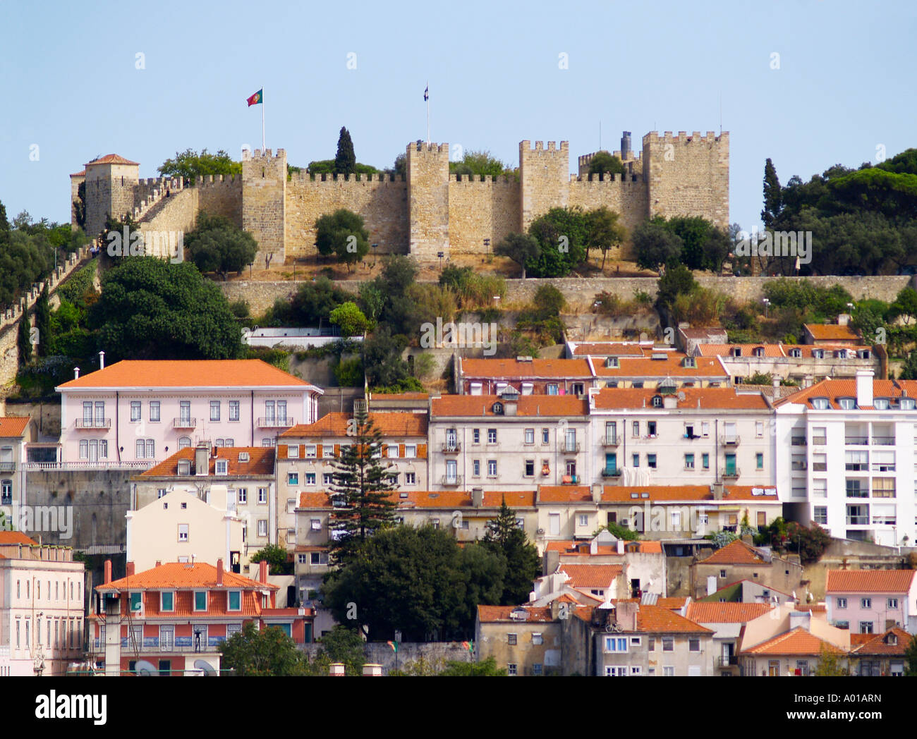 Castelo de Sao Jorge Lisbon Portugal Stock Photo - Alamy
