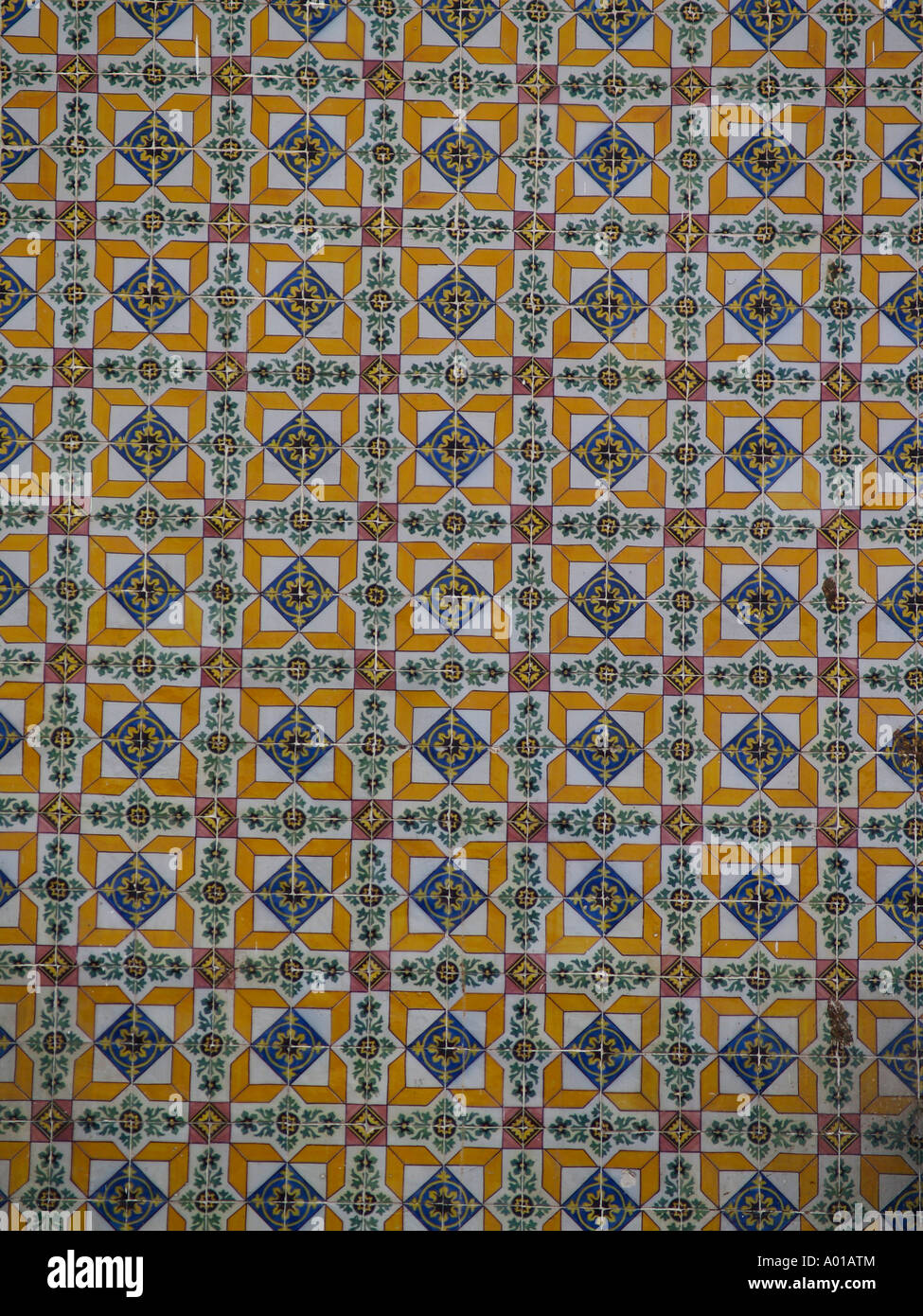 Lisbon tile work Stock Photo - Alamy