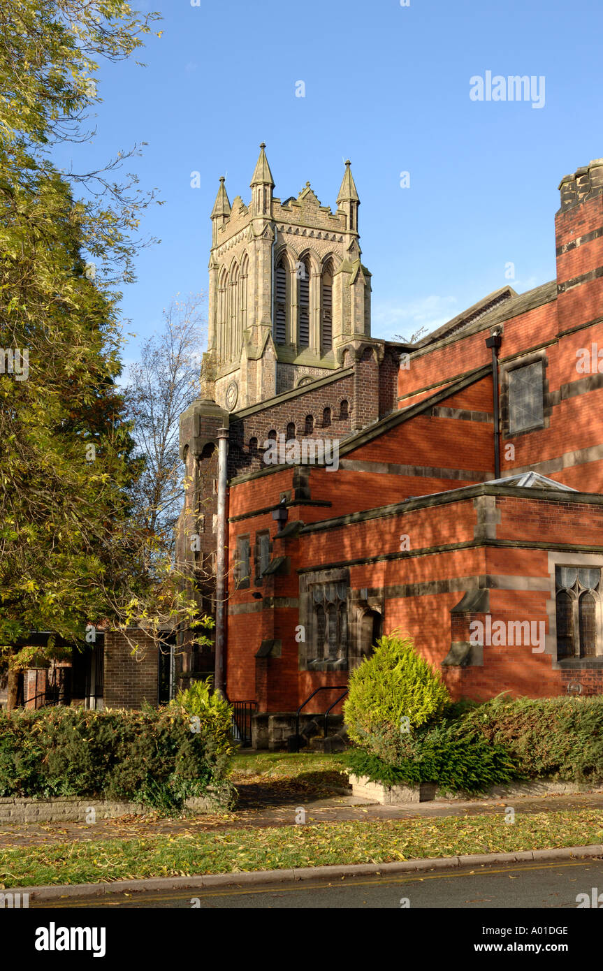 Christ Church Crewe Cheshire England UK Stock Photo - Alamy