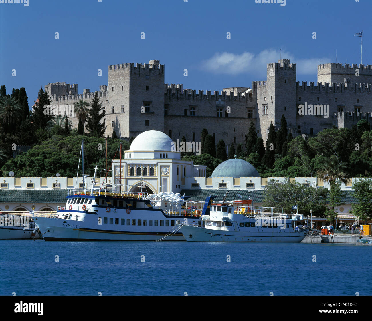 Mandraki-Hafen, Neuer Markt, Grossmeisterpalast, Rhodos-Stadt ...
