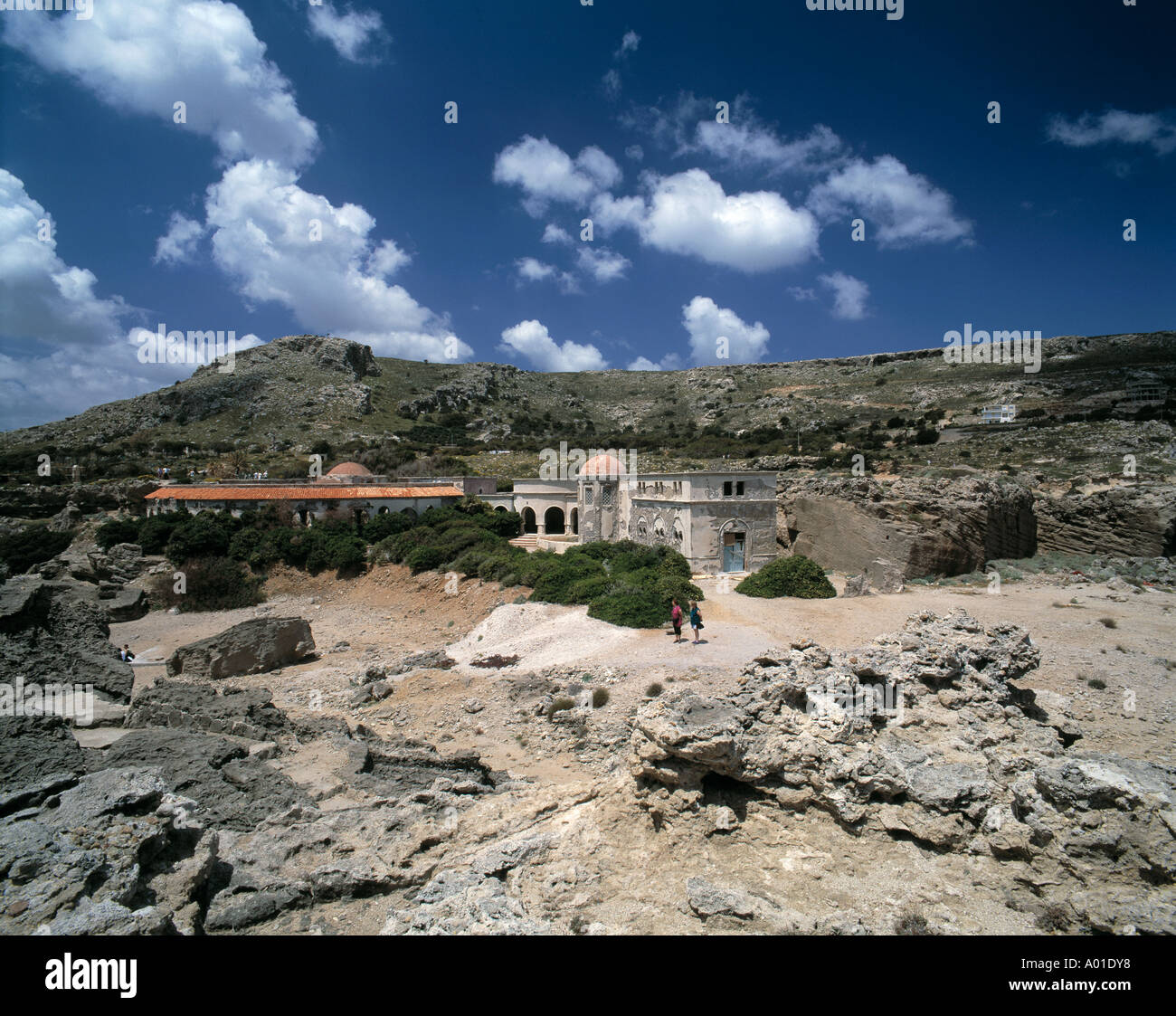 Thermen von Kallithea, ehemaliges Thermalbad, Felsenlandschaft ...