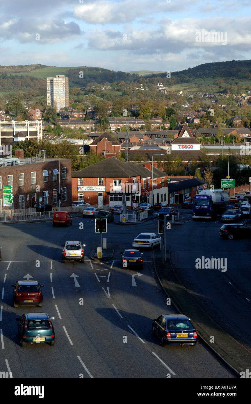 Macclesfield town centre Cheshire England UK Stock Photo - Alamy