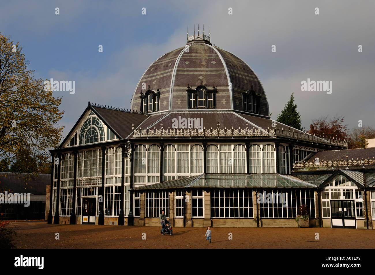 The Octagon in the Pavilion Gardens, Buxton, Peak District, England, UK ...
