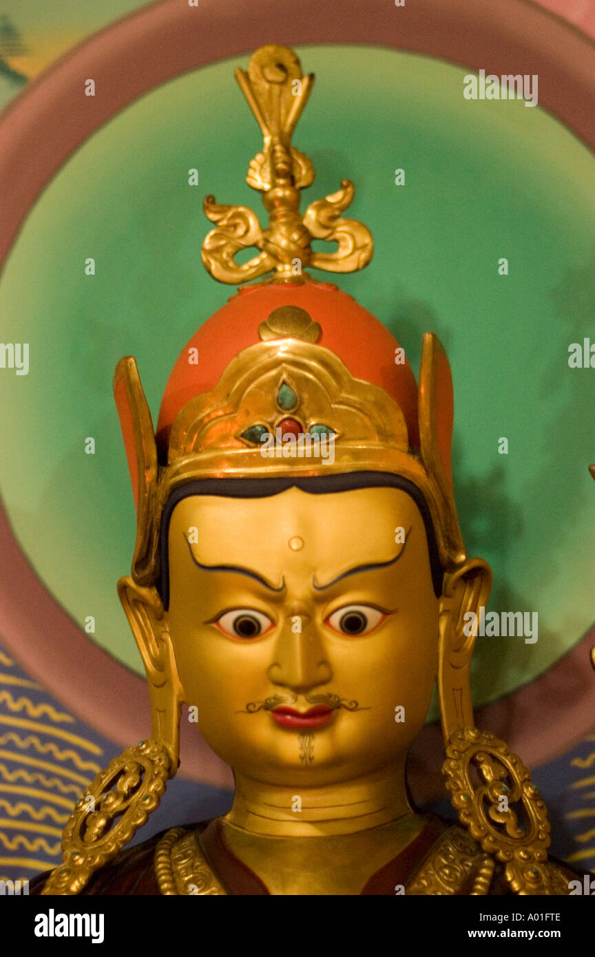 Guru Rinpoche or Padmasambhava statue in Kalimpong Karmapa monastery ...