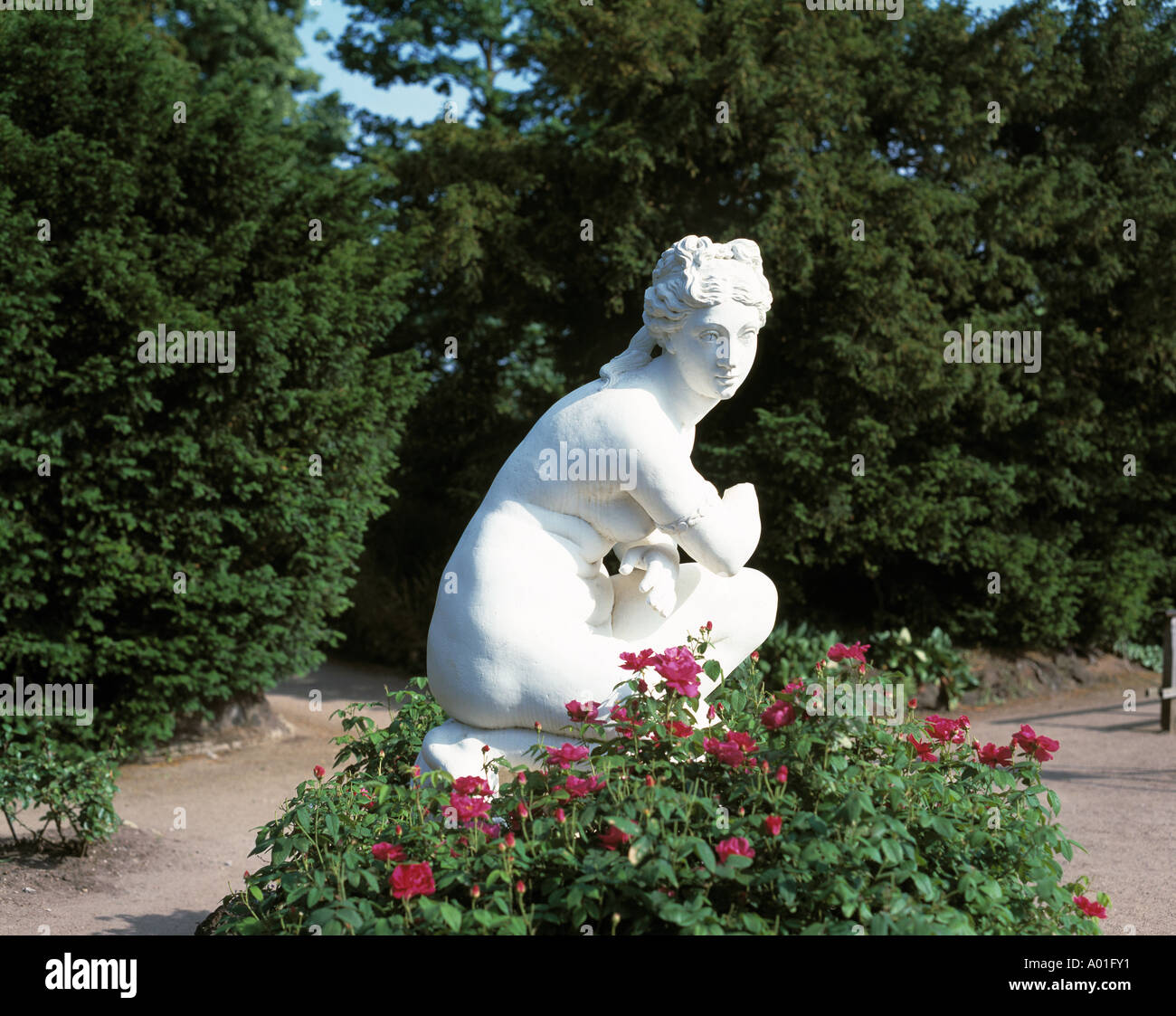 Woerlitzer Landschaftspark, Skulptur Badende Venus, Woerlitz ...