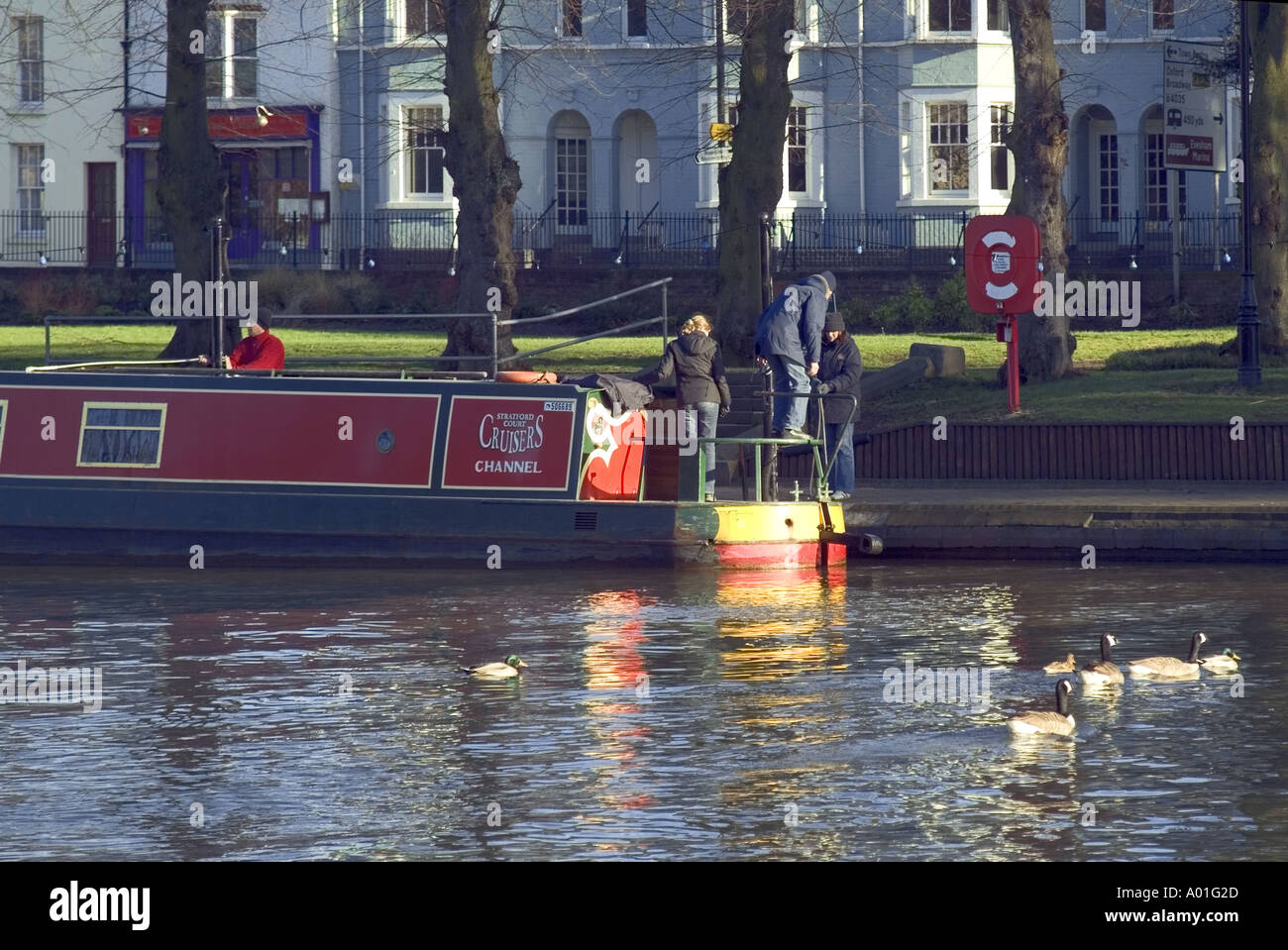 england worcestershire the historic market town of evesham river avon ...