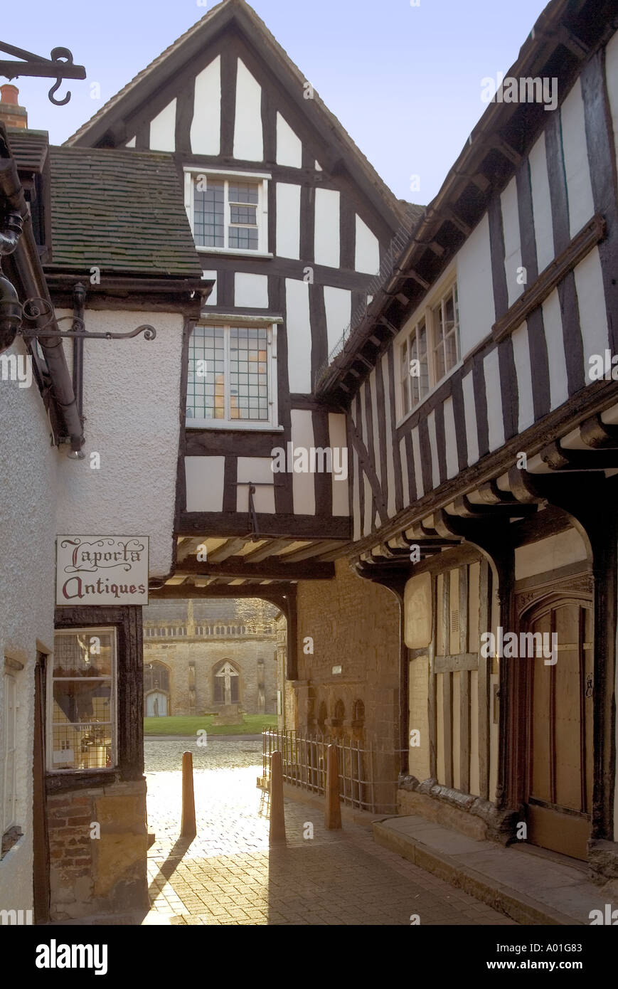 england worcestershire the historic market town of evesham old historic ...