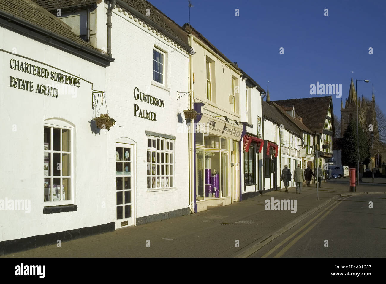 england worcestershire the historic market town of evesham Stock Photo ...