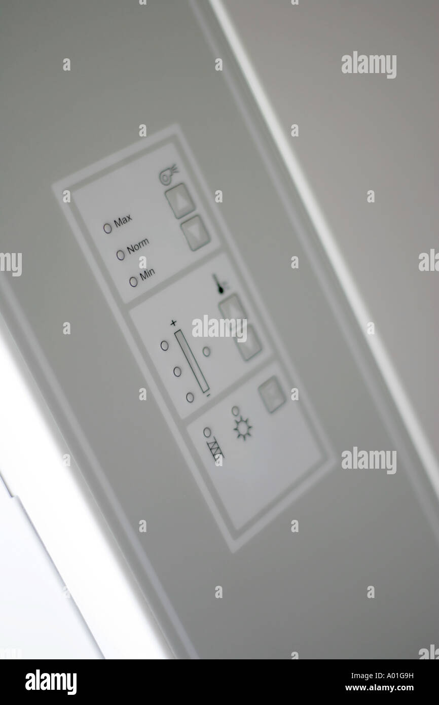 Home ventilation system, control panel Stock Photo - Alamy