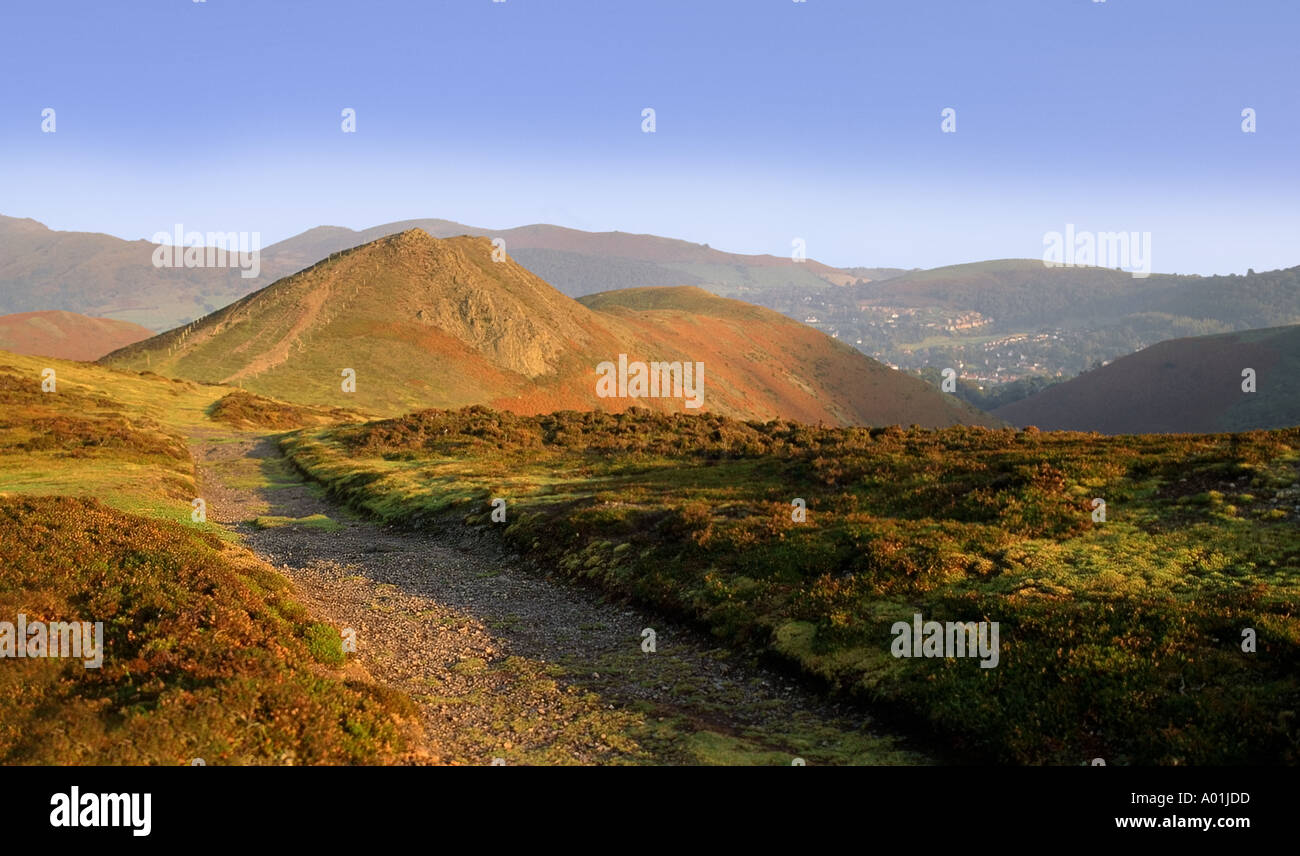 england midlands SHROPSHIRE the long mynd Stock Photo - Alamy