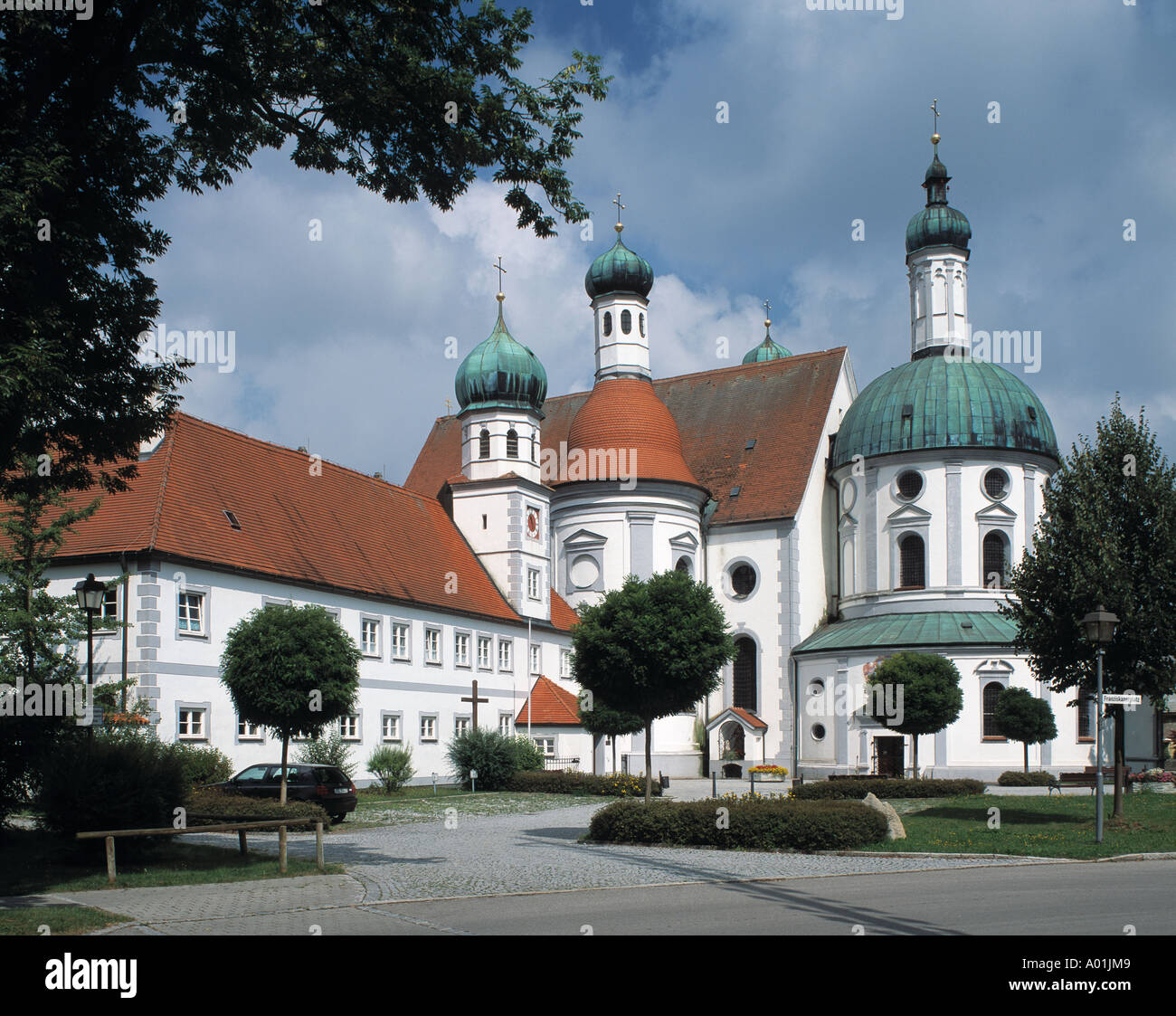 Wallfahrtskirche Maria Hilf, Franziskanerkloster, Klosterlechfeld ...