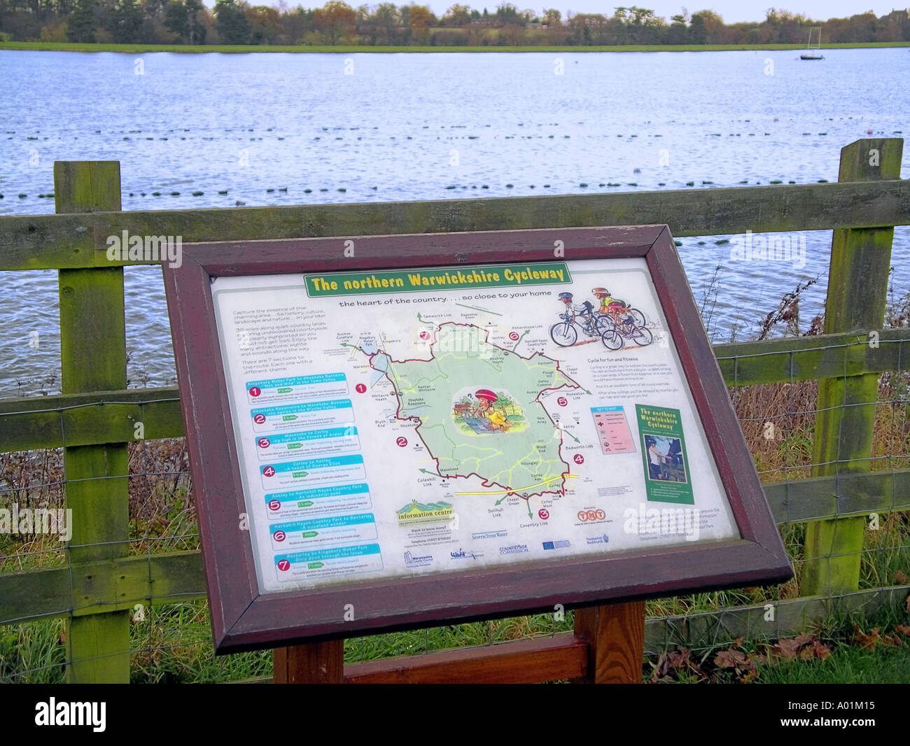 england midlands warwickshire shustoke lake and reservoir Stock Photo ...