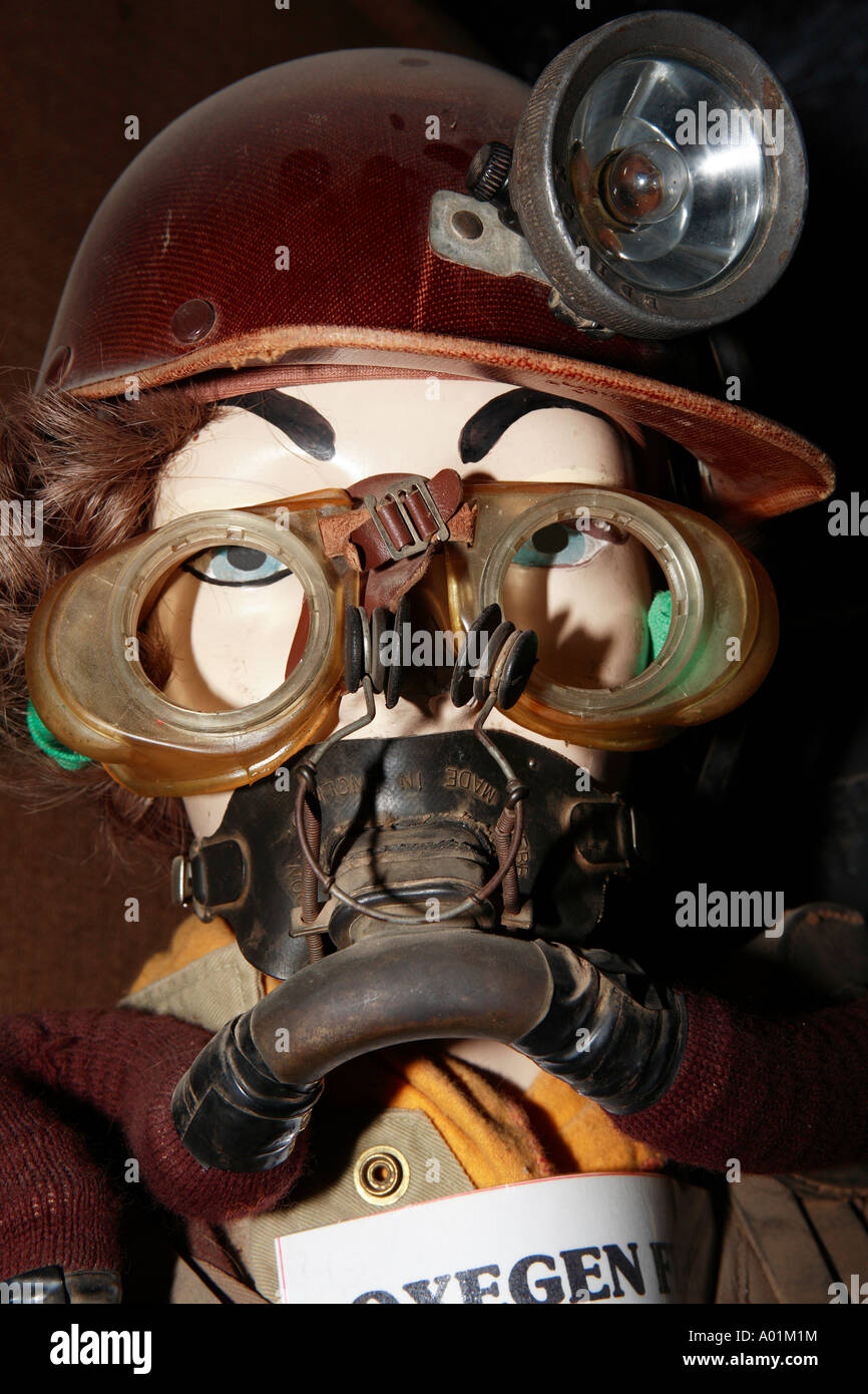 Historic Oxygen Mask helmet and torch used in early Australian ...