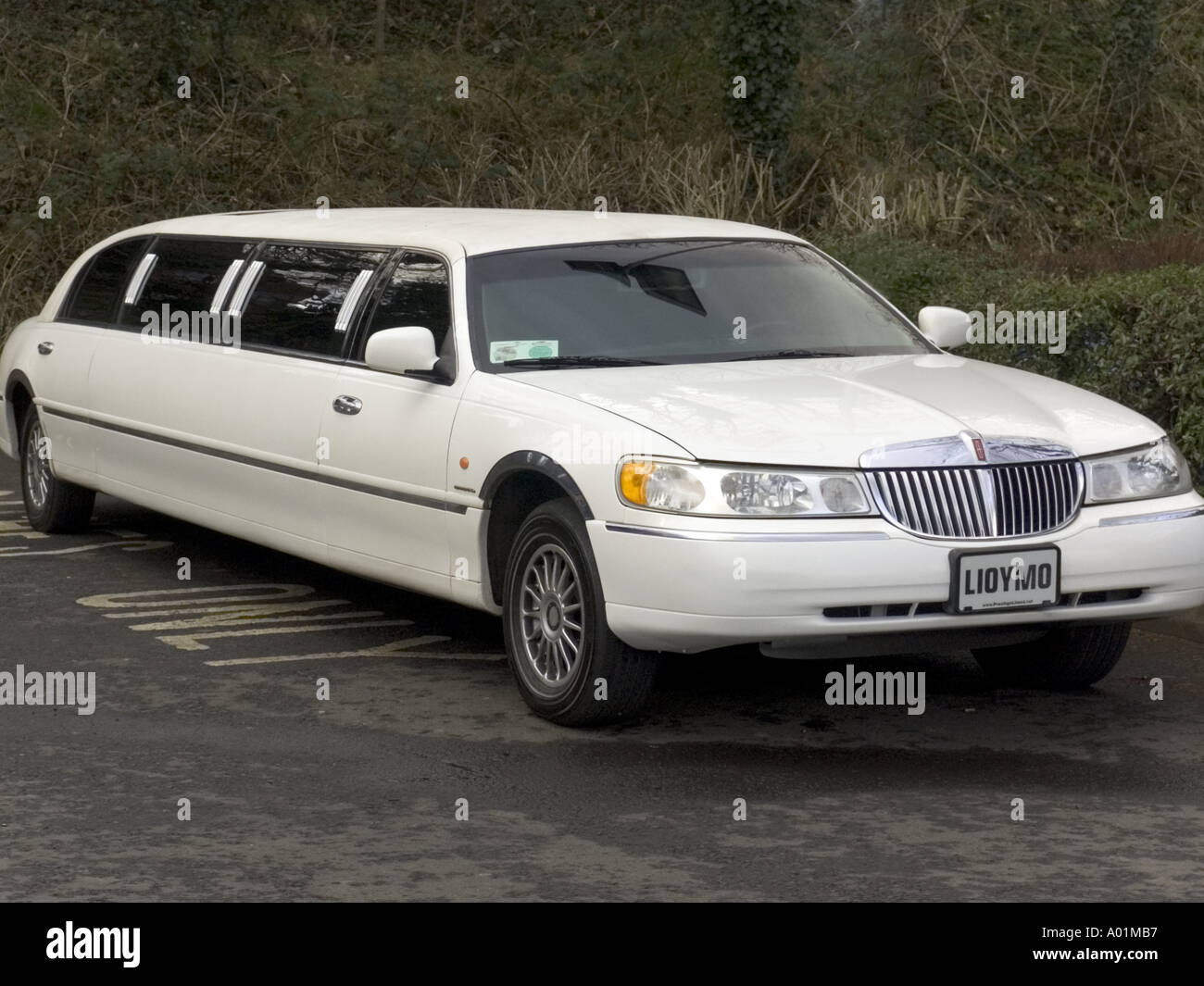 stretch limo limousine Stock Photo - Alamy