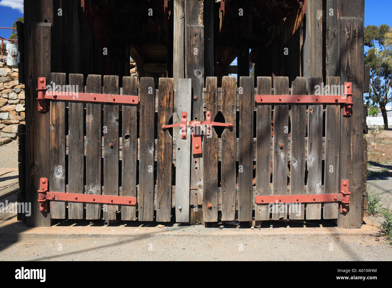 Twin cage gates hi-res stock photography and images - Alamy