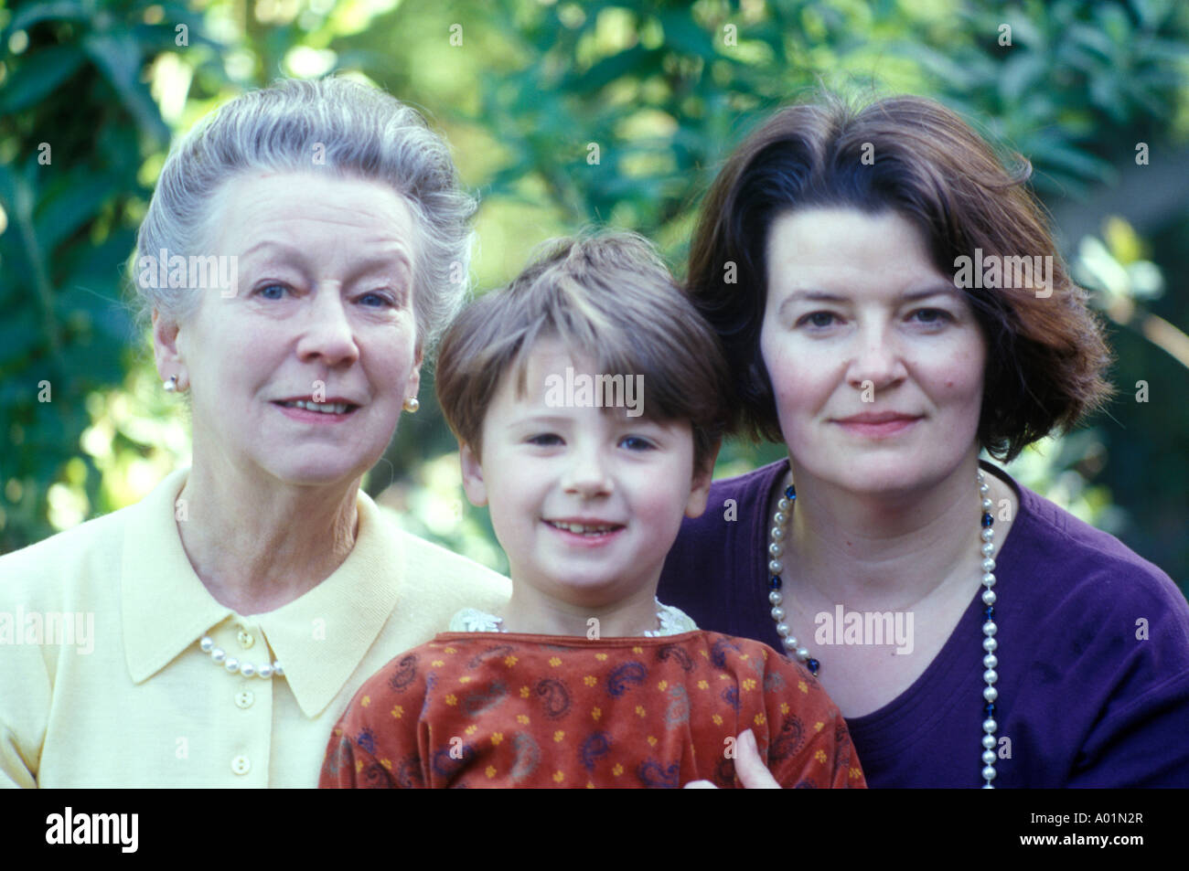 portrait of women from 3 generations Stock Photo - Alamy