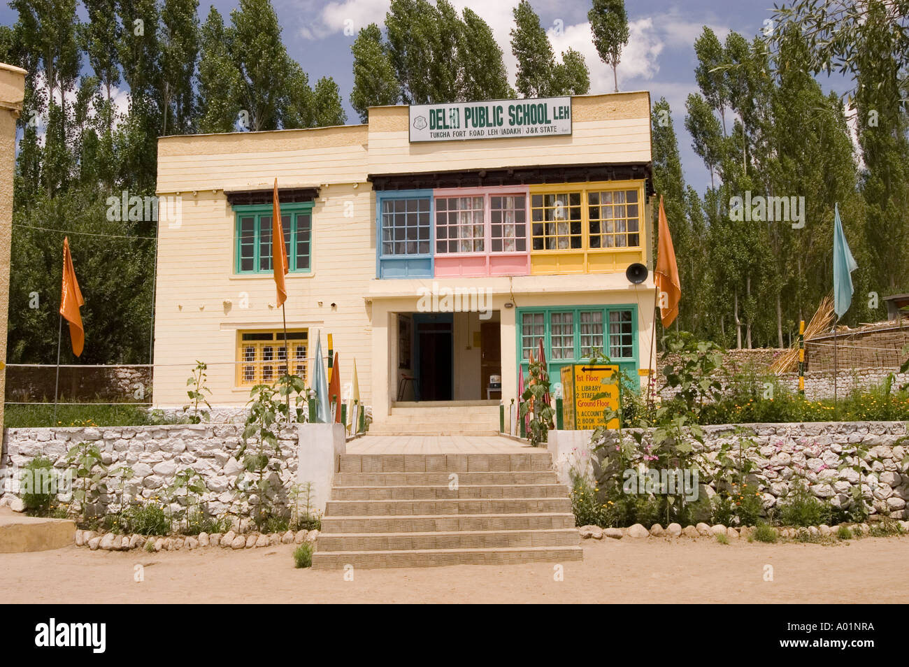 Building of Delhi public school in Leh Ladakh India Stock Photo - Alamy
