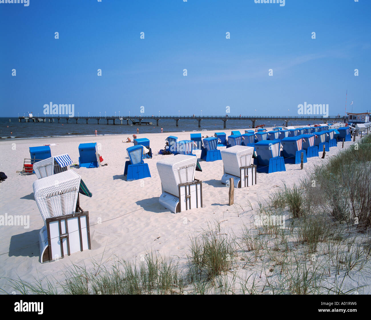 D-Usedom, D-Zinnowitz, seaside resort, Baltic Sea, nature reserve ...