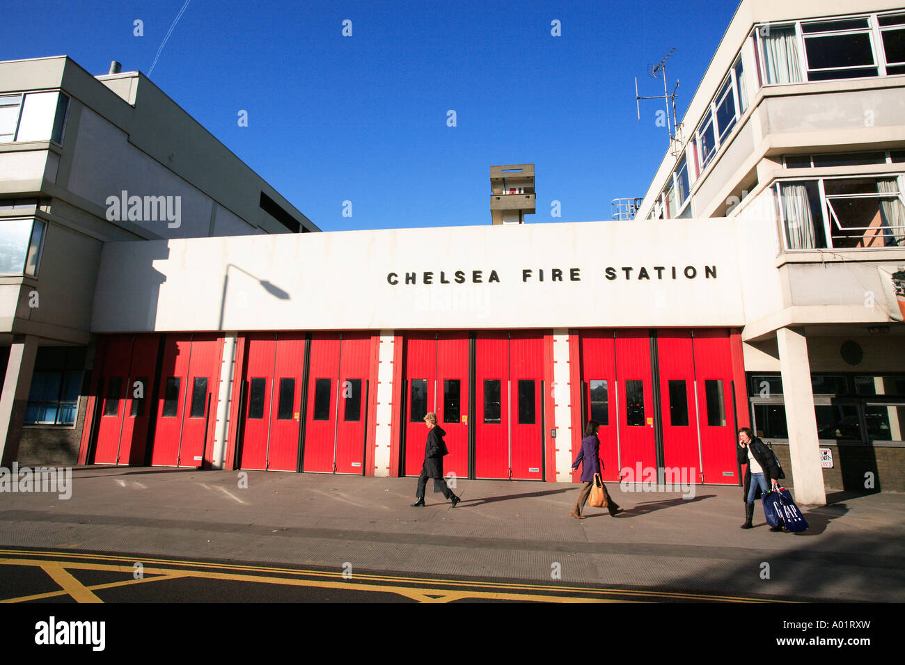 united kingdom london chelsea kings road the chelsea fire station Stock ...